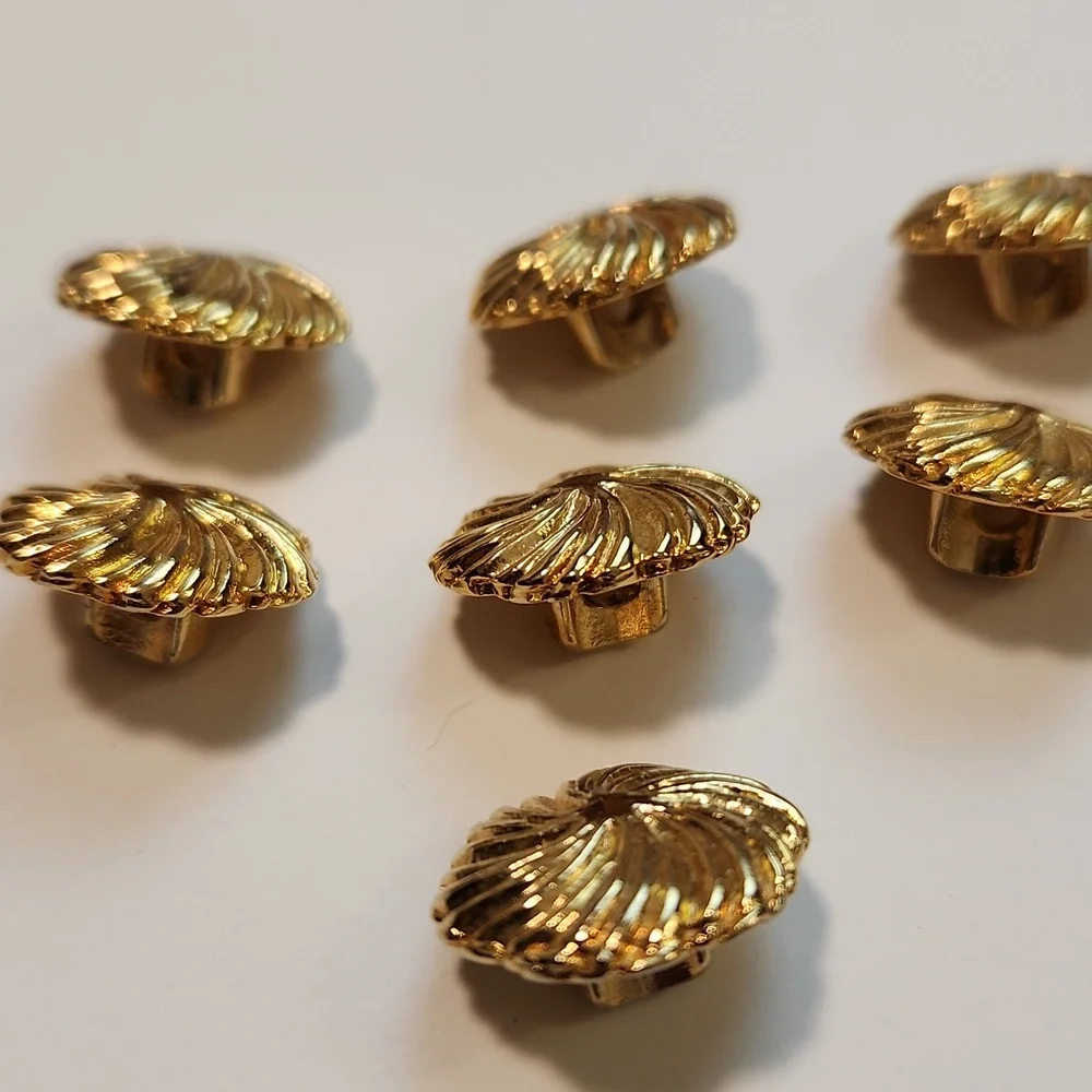 Source Unknown | Other | Vintage Goldtone Swirl Replacement Buttons Set ...